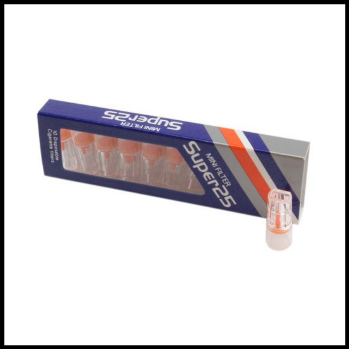 Super 25 Mini Cigarette Filters - 1865 Cigars